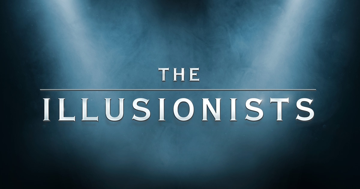 Illusionist Logo Magic Rocks!™ A Hit Stage Show Starring Illusionist